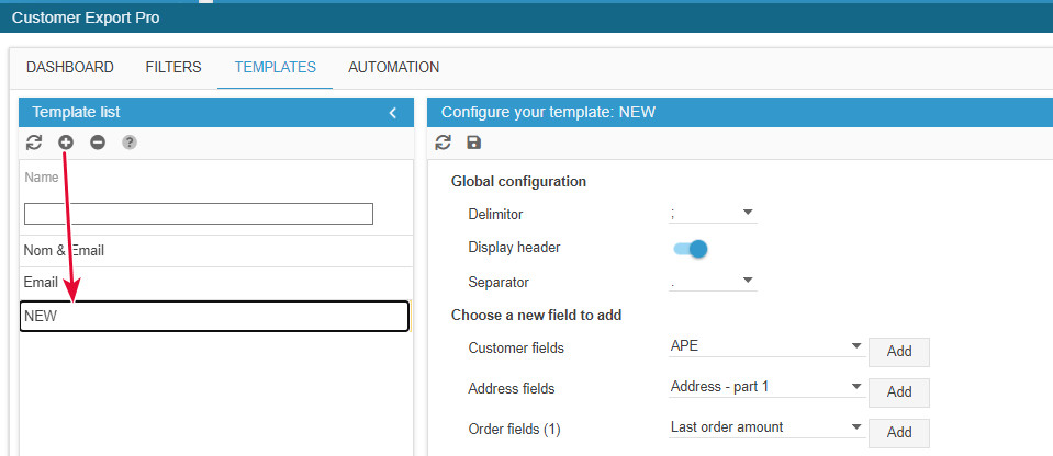 How To Create An Export Template Prestashop